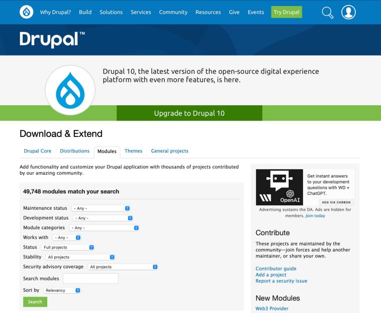 WordPress vs. Drupal (2025) — Which One is Better?