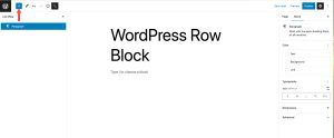 How to Use the WordPress Row Block