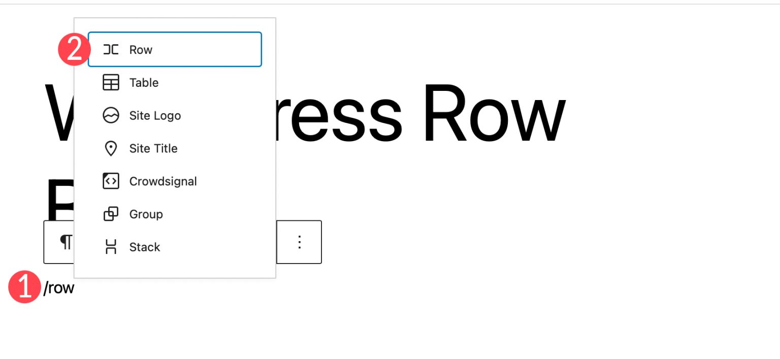 How to Use the WordPress Row Block