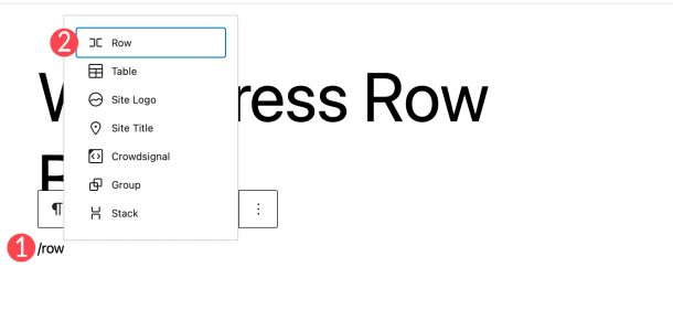 How to Use the WordPress Row Block
