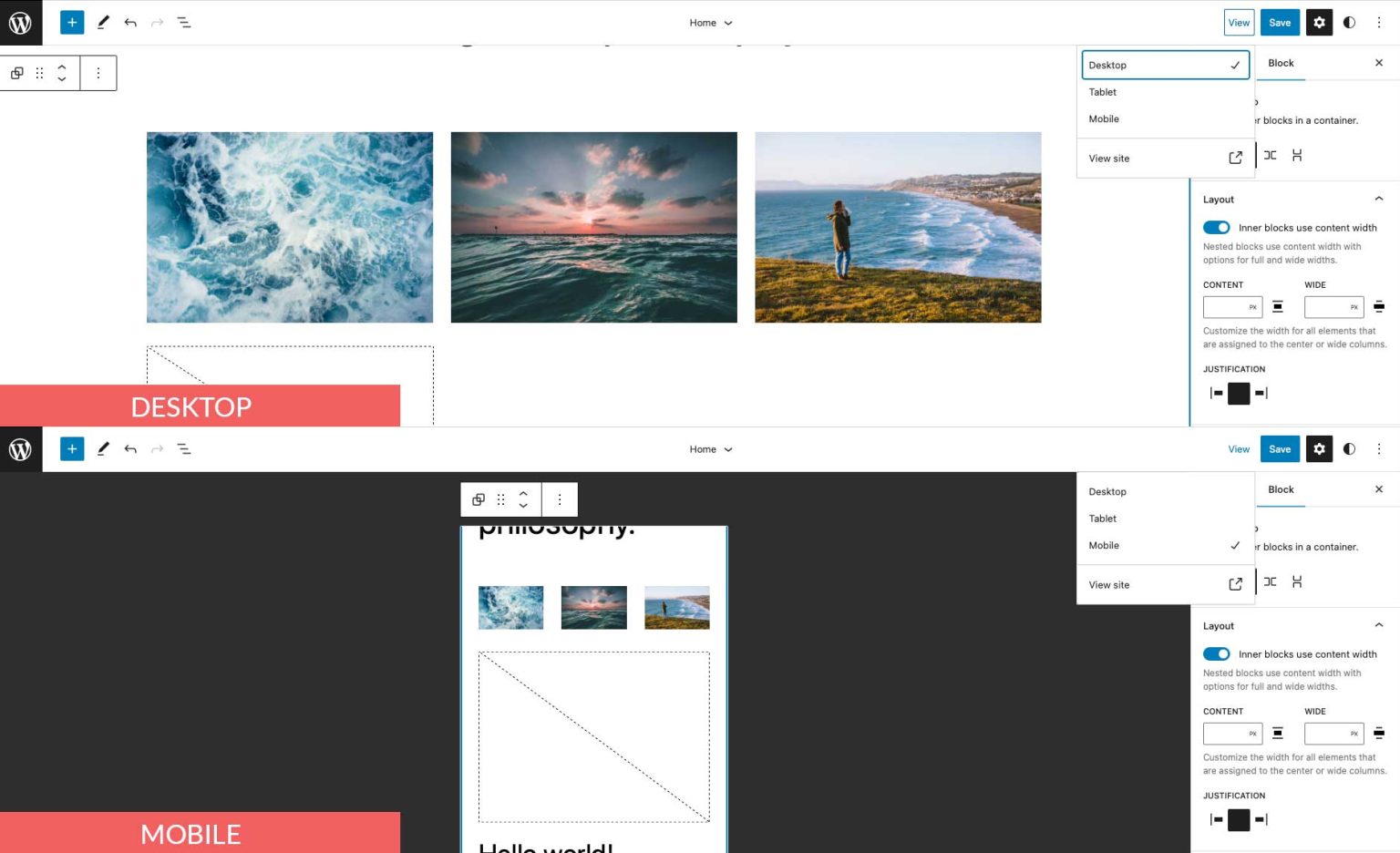 How to Use the WordPress Row Block