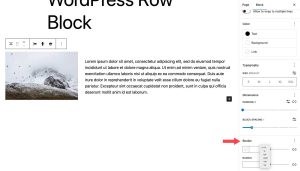 How to Use the WordPress Row Block