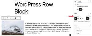 How to Use the WordPress Row Block