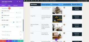 Divi Plugin Highlight: Table Maker