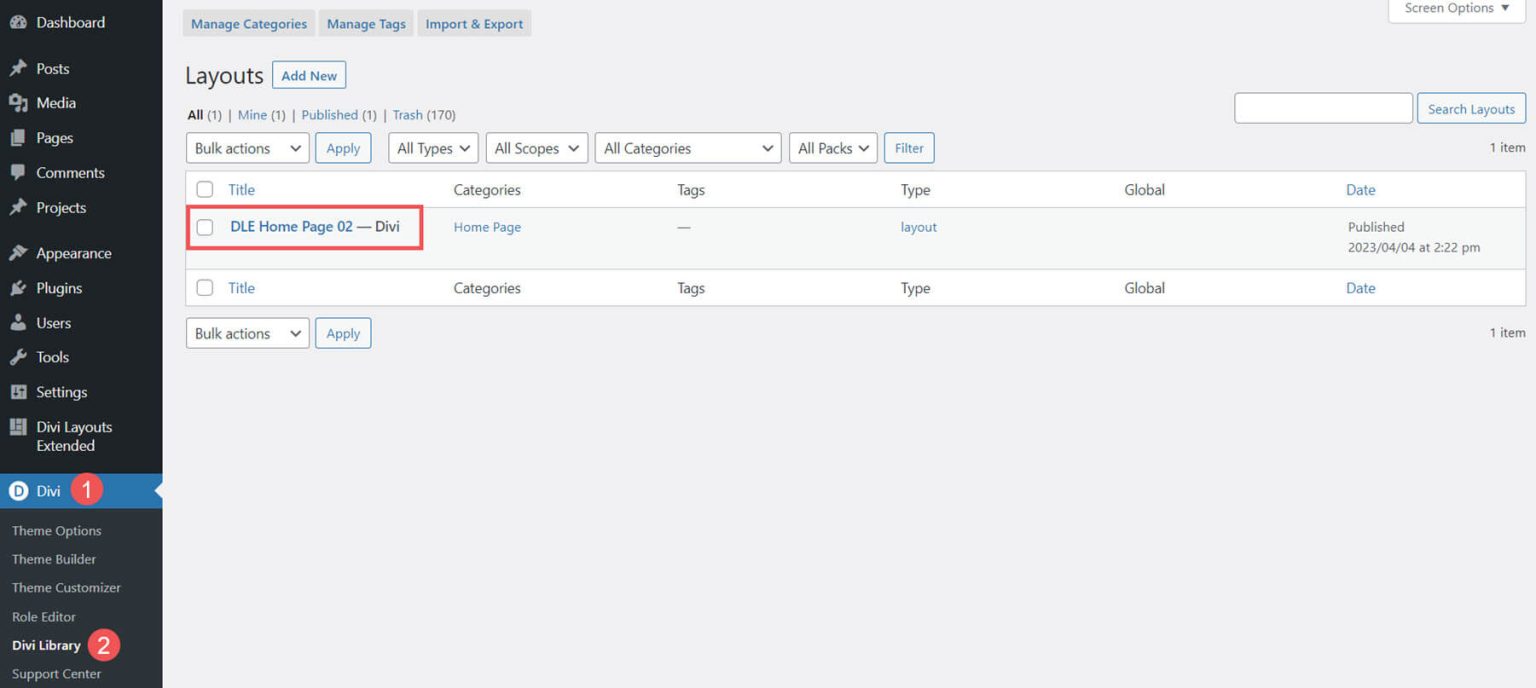Divi Product Highlight: Divi Layouts Extended