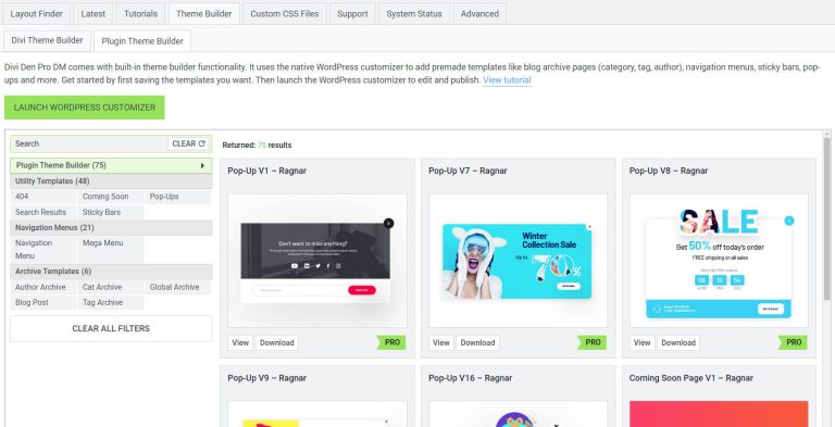 Divi Product Highlight: Divi Den Pro – Layout Library