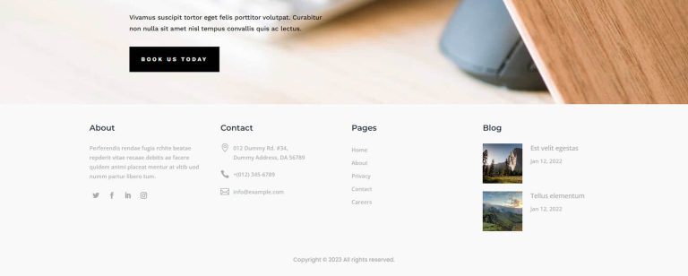 Divi Product Highlight: Divi Footers Pack