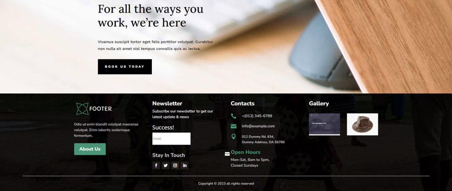 Divi Product Highlight: Divi Footers Pack