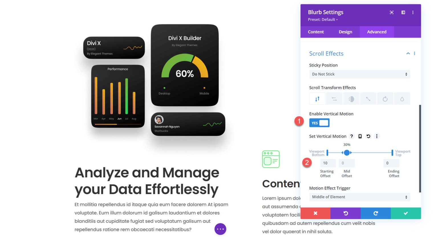 How to Create Floating Blurb Modules with Divi