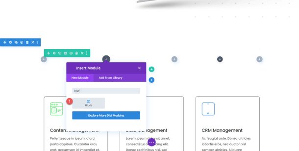 How to Create Floating Blurb Modules with Divi