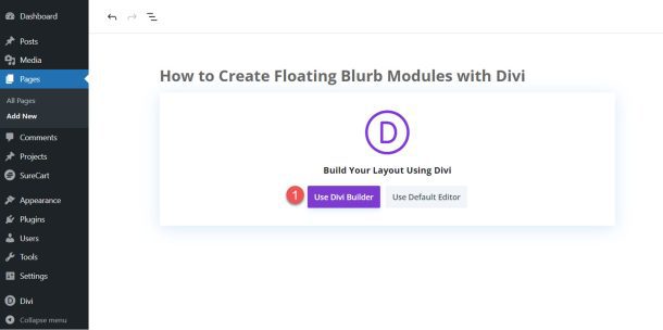 How to Create Floating Blurb Modules with Divi