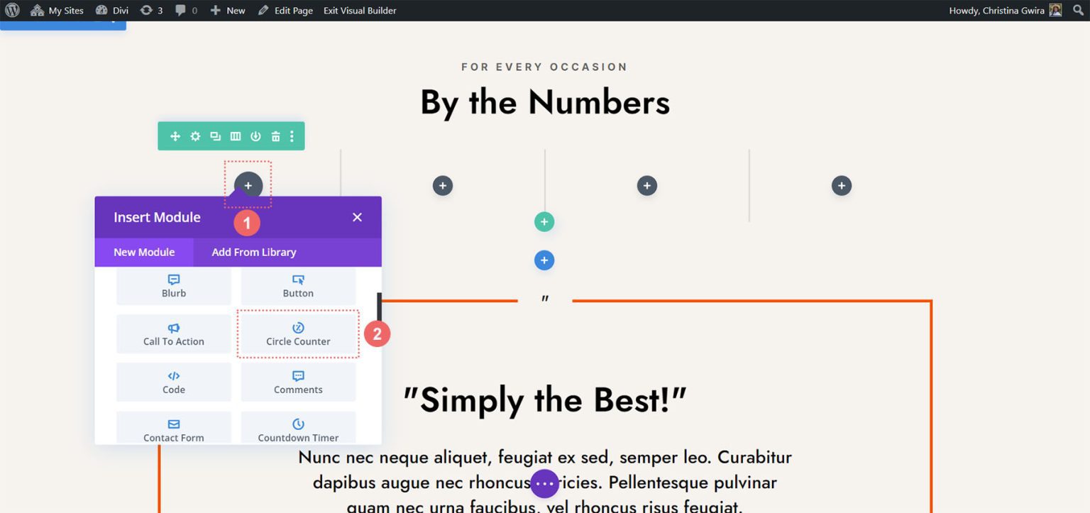 5 Ways to Style Divi's Circle Counter Module