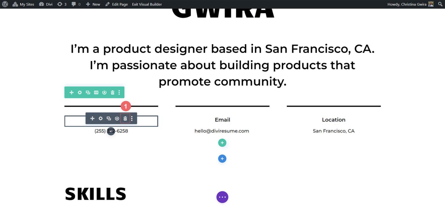 How to Use Divi's Circle Counter Module to Showcase Your Skillset