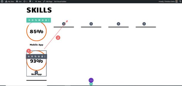 How to Use Divi's Circle Counter Module to Showcase Your Skillset