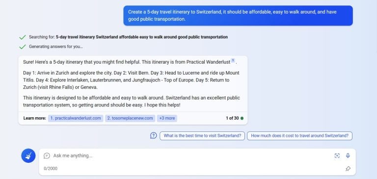 How To Use Bing AI Chat in 2025 (Beginner's Guide)