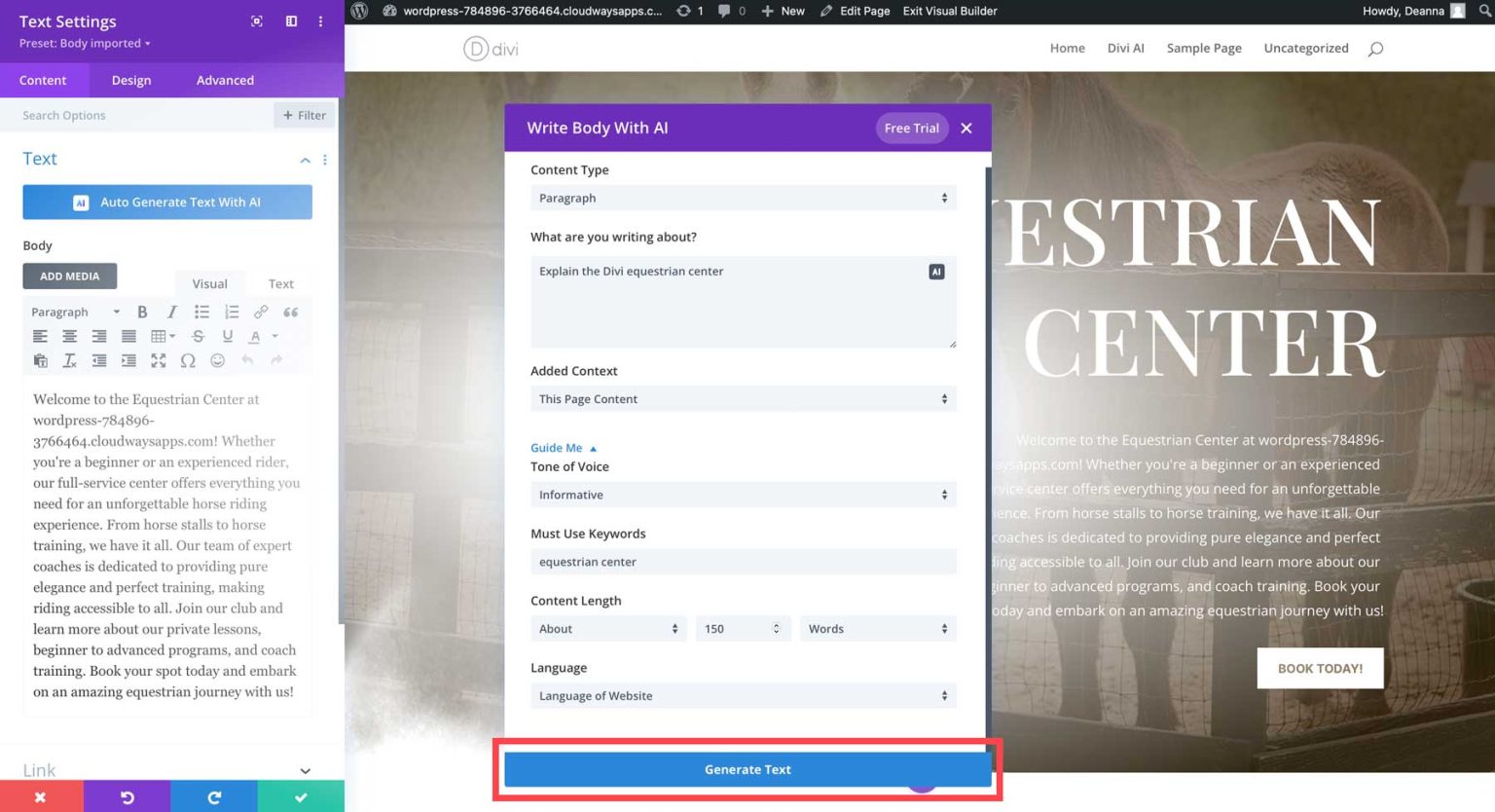 How to Use Divi AI to Improve Your Copy Automatically