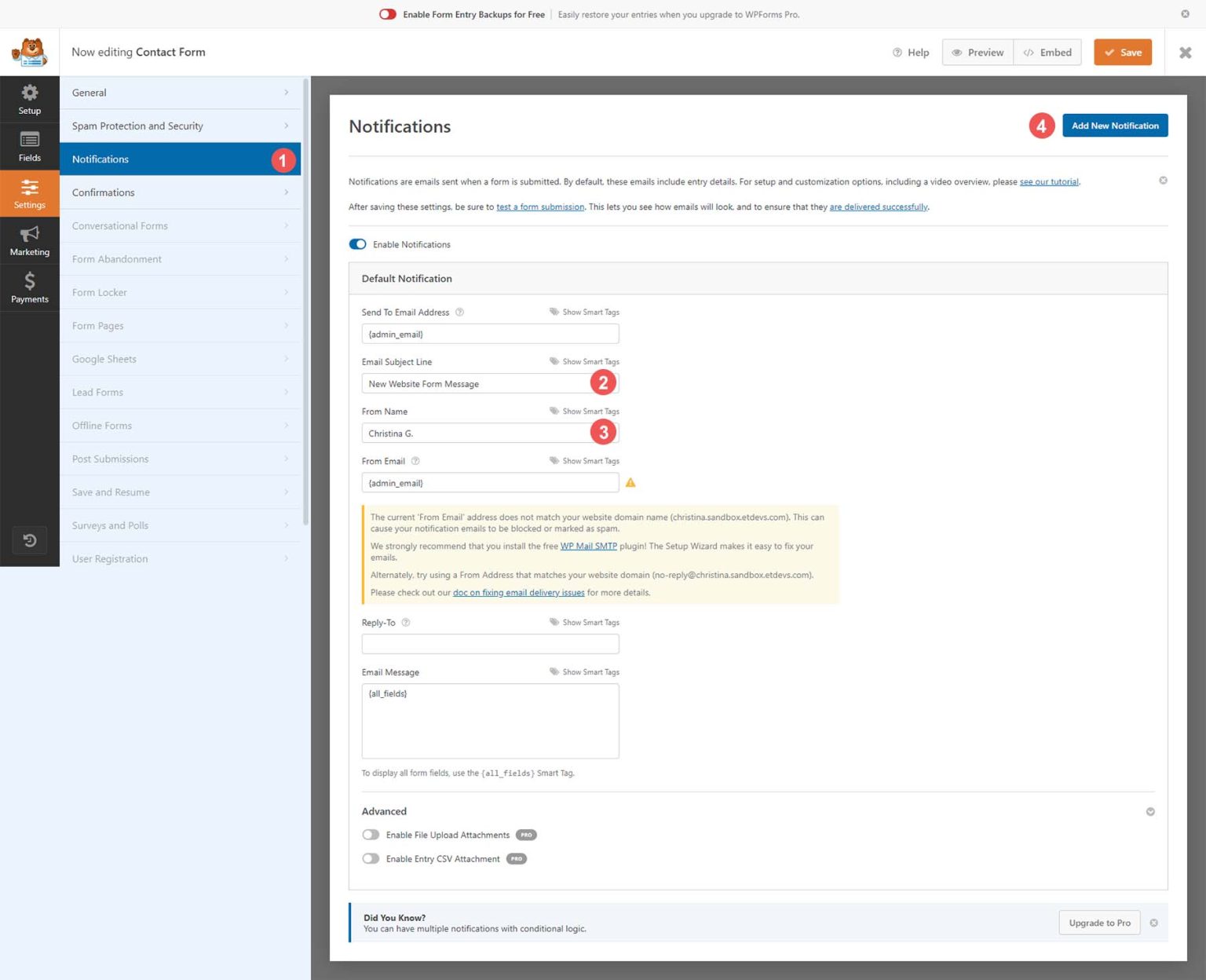 How to Add a Contact Form in WordPress (2025 Tutorial)
