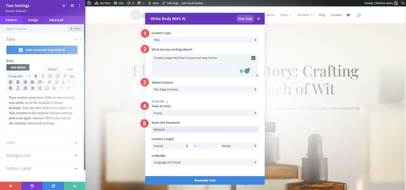 How to Write Copy for Your Website With AI