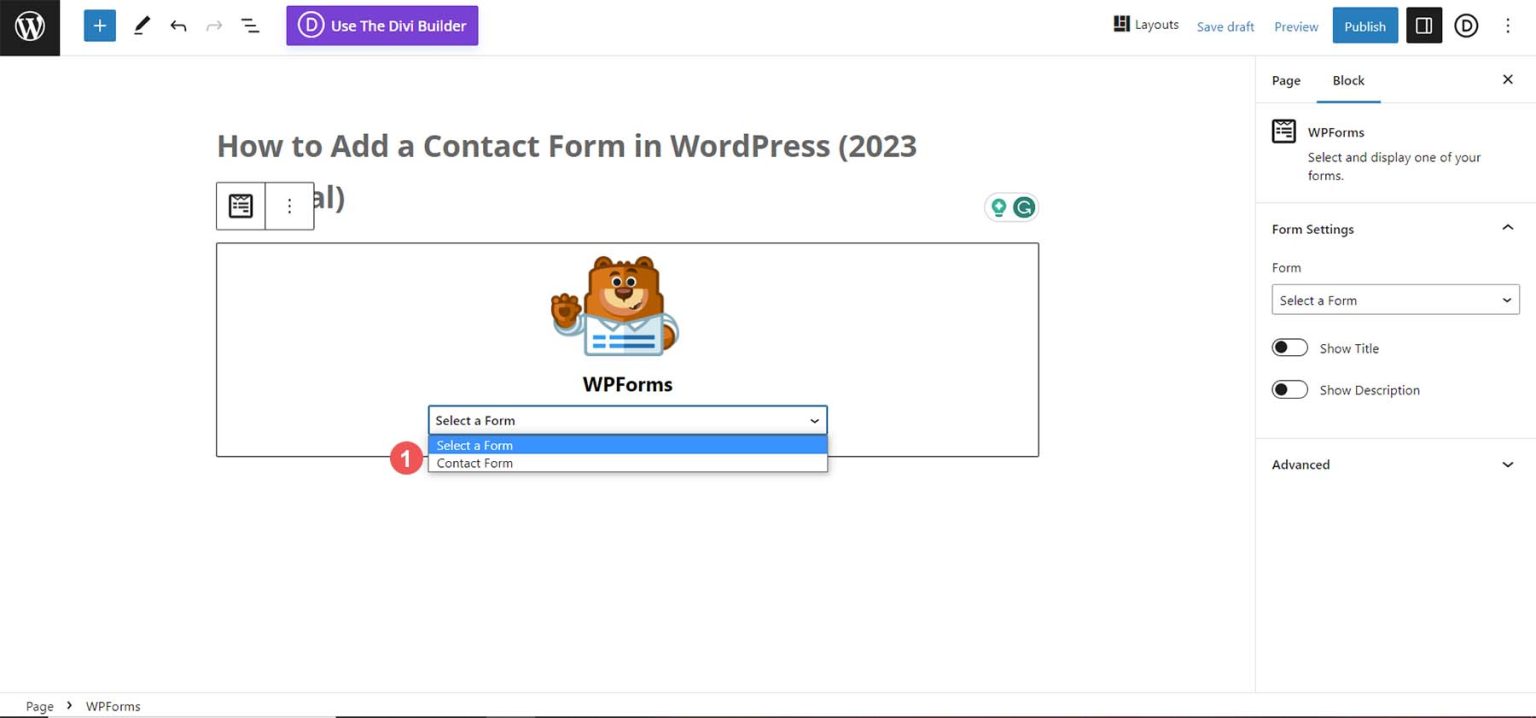 How to Add a Contact Form in WordPress (2025 Tutorial)