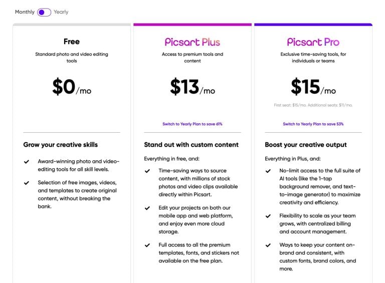 Picsart (AI): Review (Details, Pricing & Features)