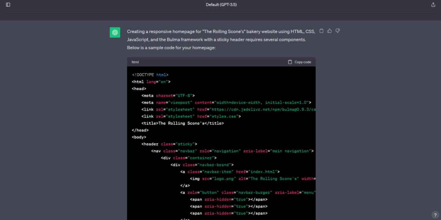How to Build a Website With ChatGPT (2025 Guide)