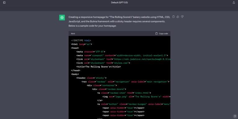 How to Build a Website With ChatGPT (2025 Guide)