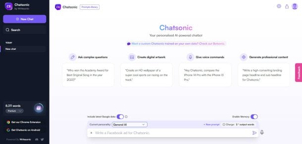 Chatsonic AI Review 2025 (Best Free ChatGPT Alternative?)