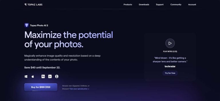 Topaz Photo AI Review 2025 (Features, Pricing, Pros & Cons)