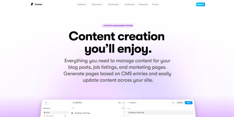 Framer Review: Features, Benefits, Pricing, & More (2025)