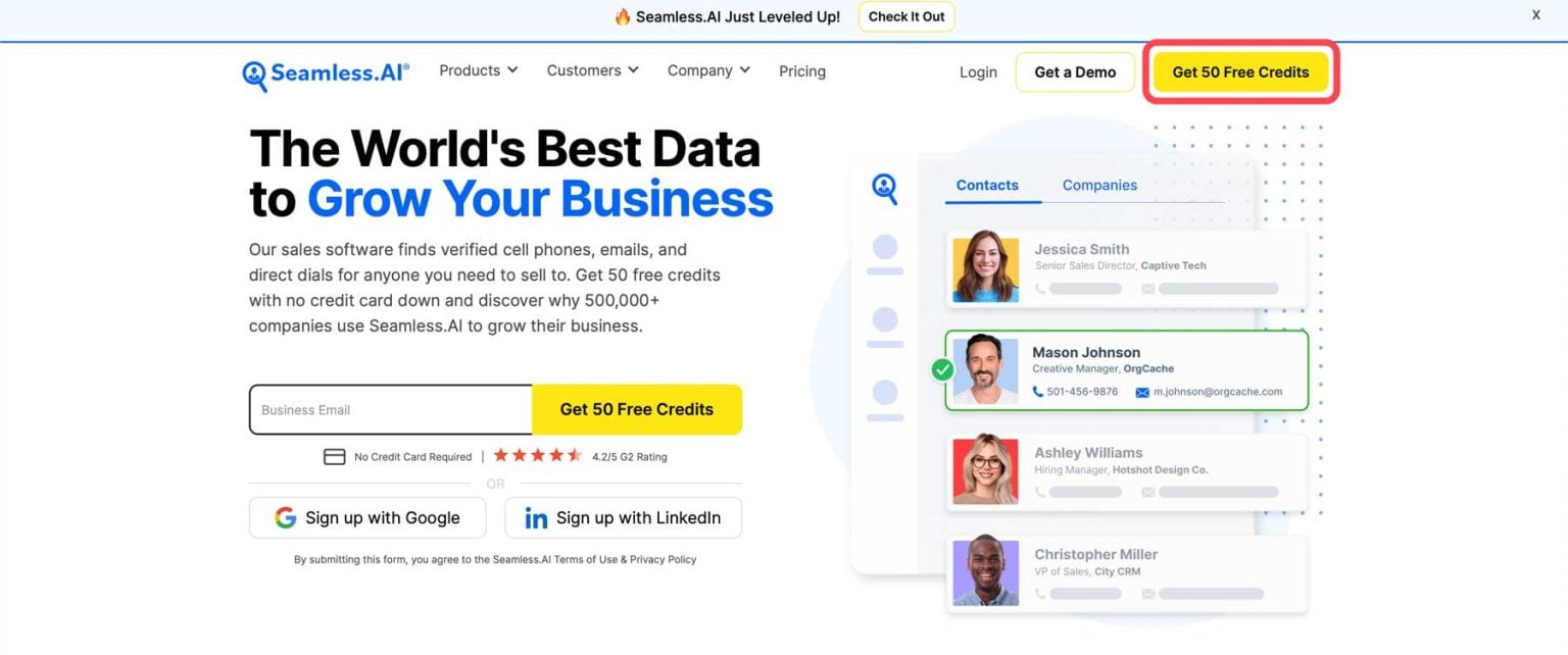 Seamless.ai Review: Features, Pricing, & More (2025)