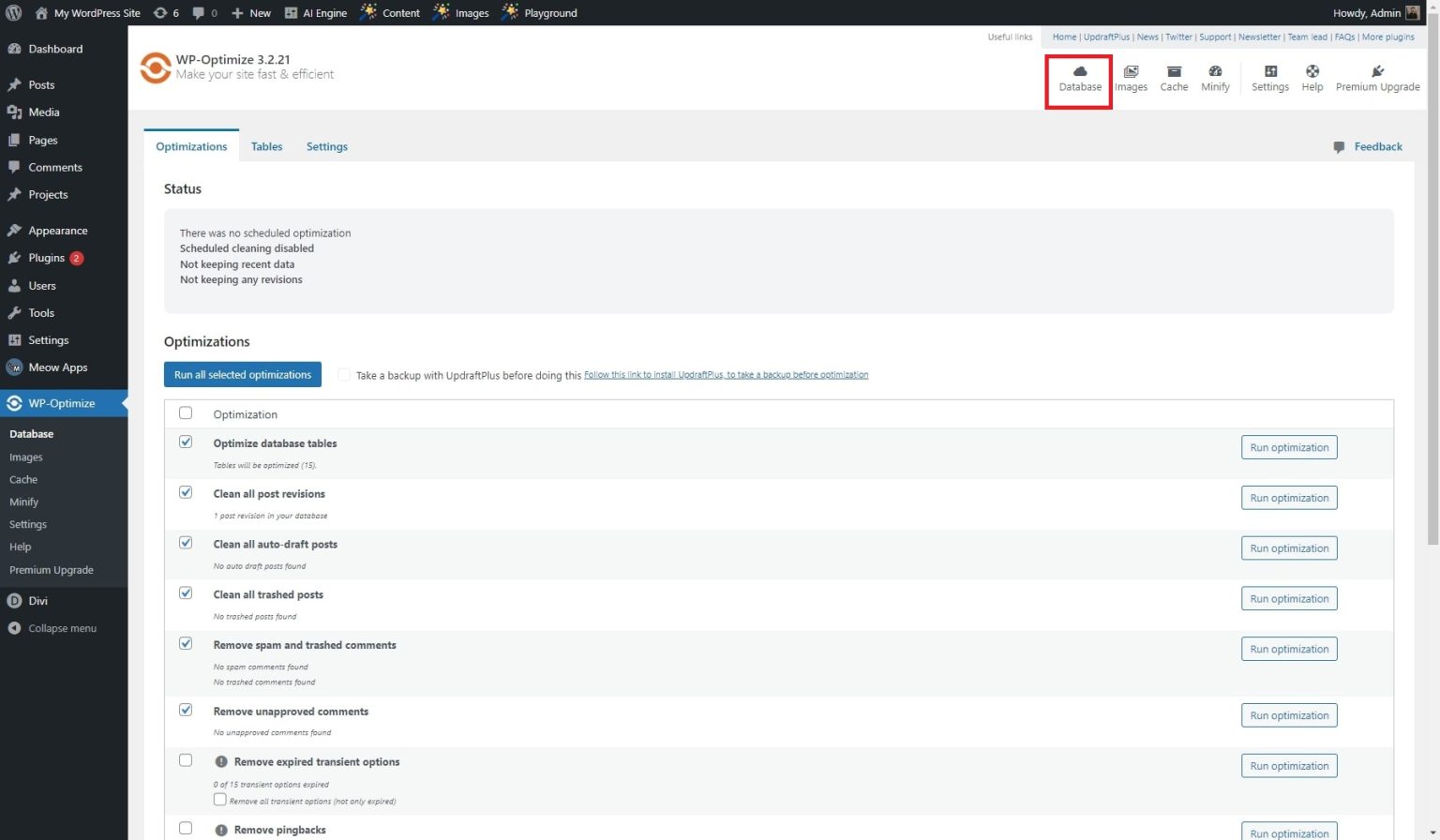 WP-Optimize Review: Database Cleaner & Speed Booster (2025)