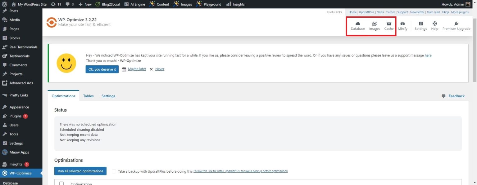 WP-Optimize Review: Database Cleaner & Speed Booster (2025)
