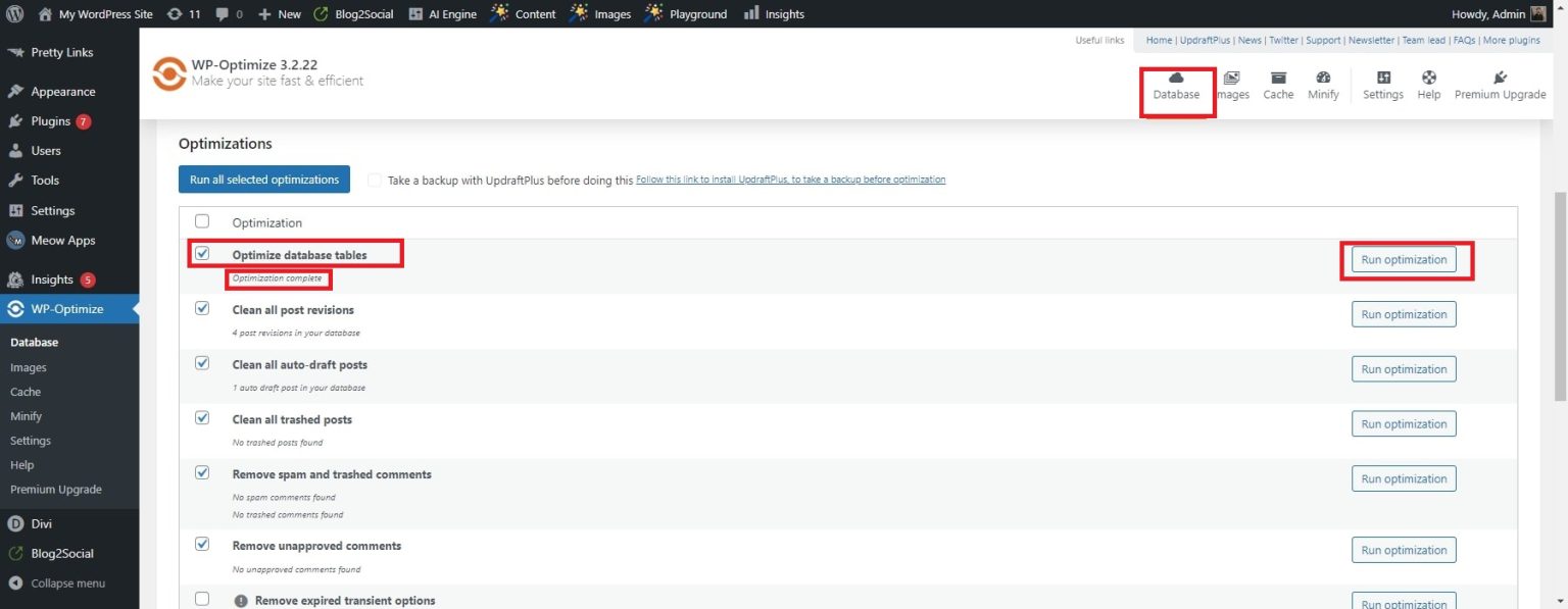 WP-Optimize Review: Database Cleaner & Speed Booster (2025)