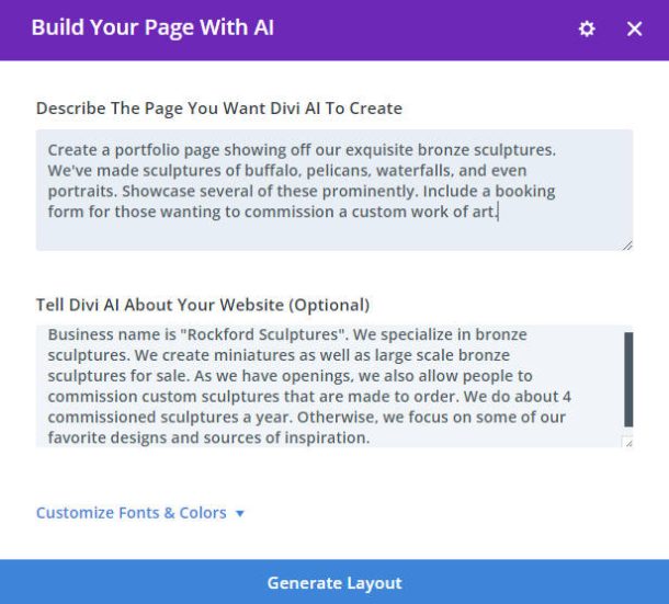 8 Tips For Generating Perfect Pages With Divi Layouts AI