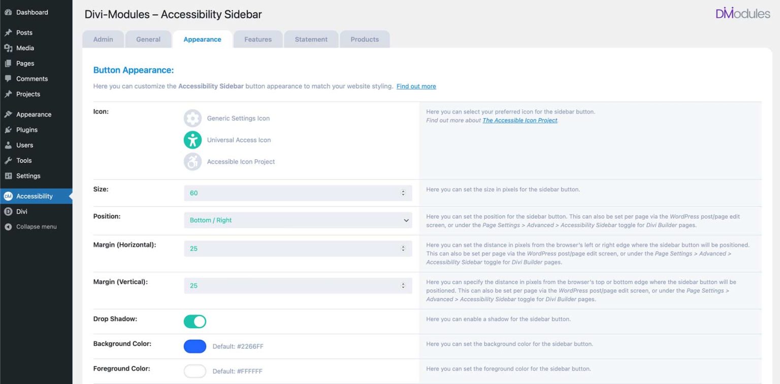 Divi Product Highlight: Accessibility Sidebar