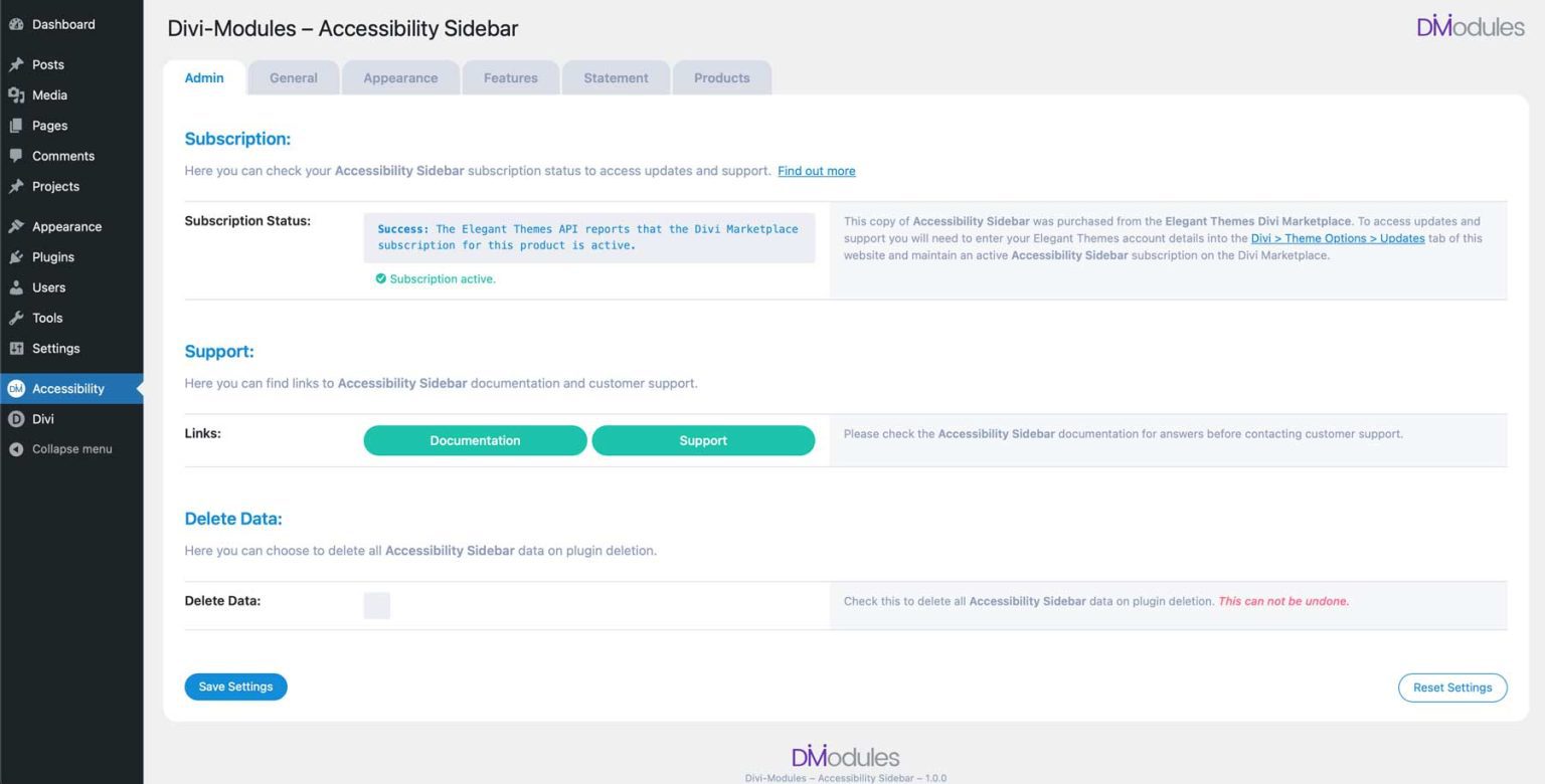 Divi Product Highlight: Accessibility Sidebar