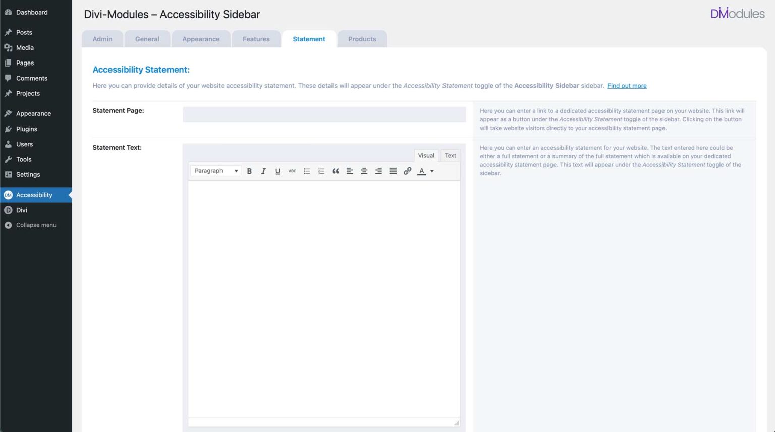 Divi Product Highlight: Accessibility Sidebar