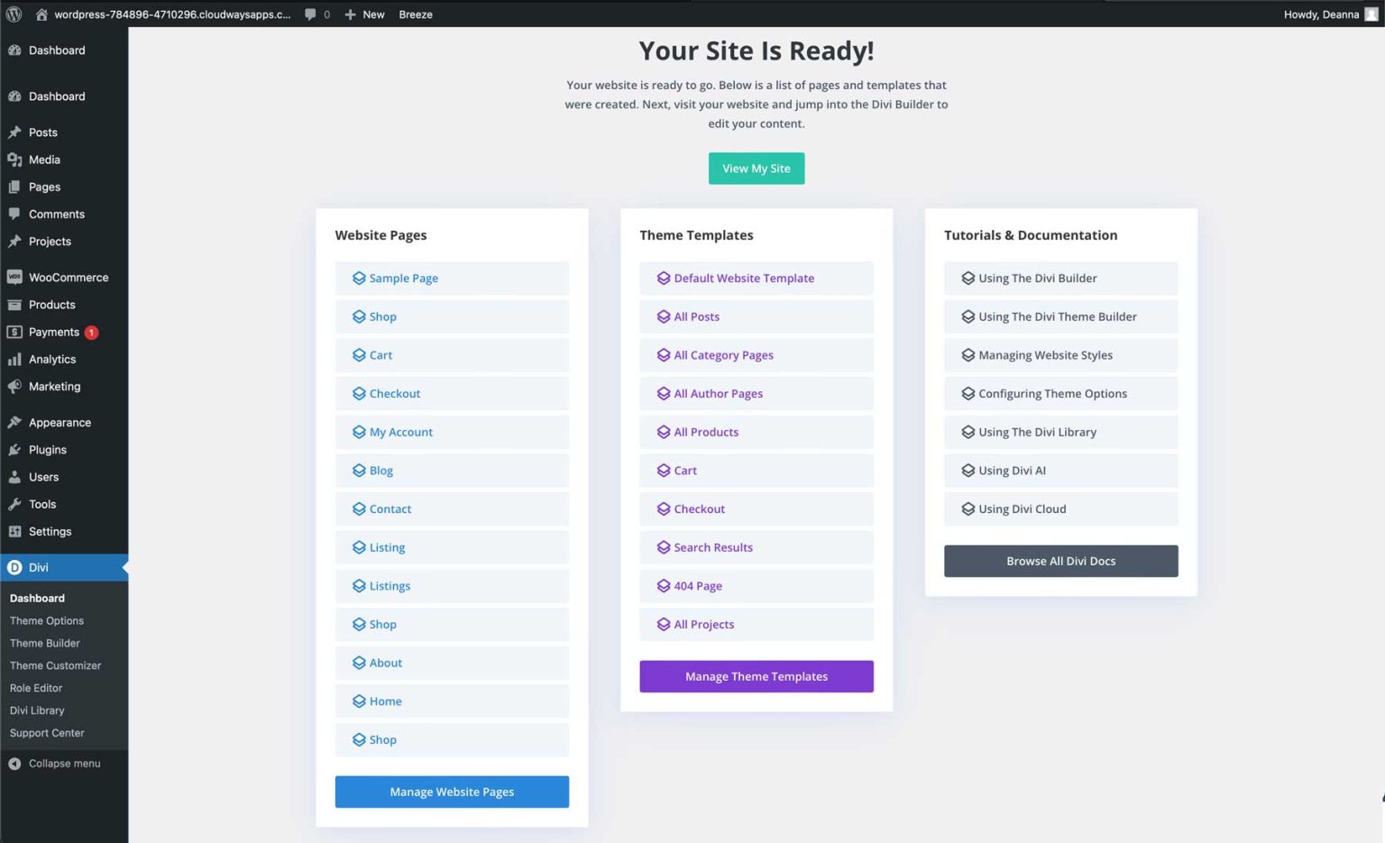 New Divi Starter Site for Real Estate (Quick Install)