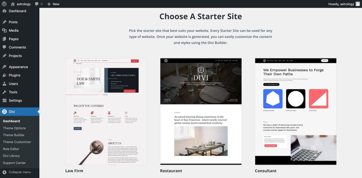 How To Use Divi’s New Starter Sites (Guide)
