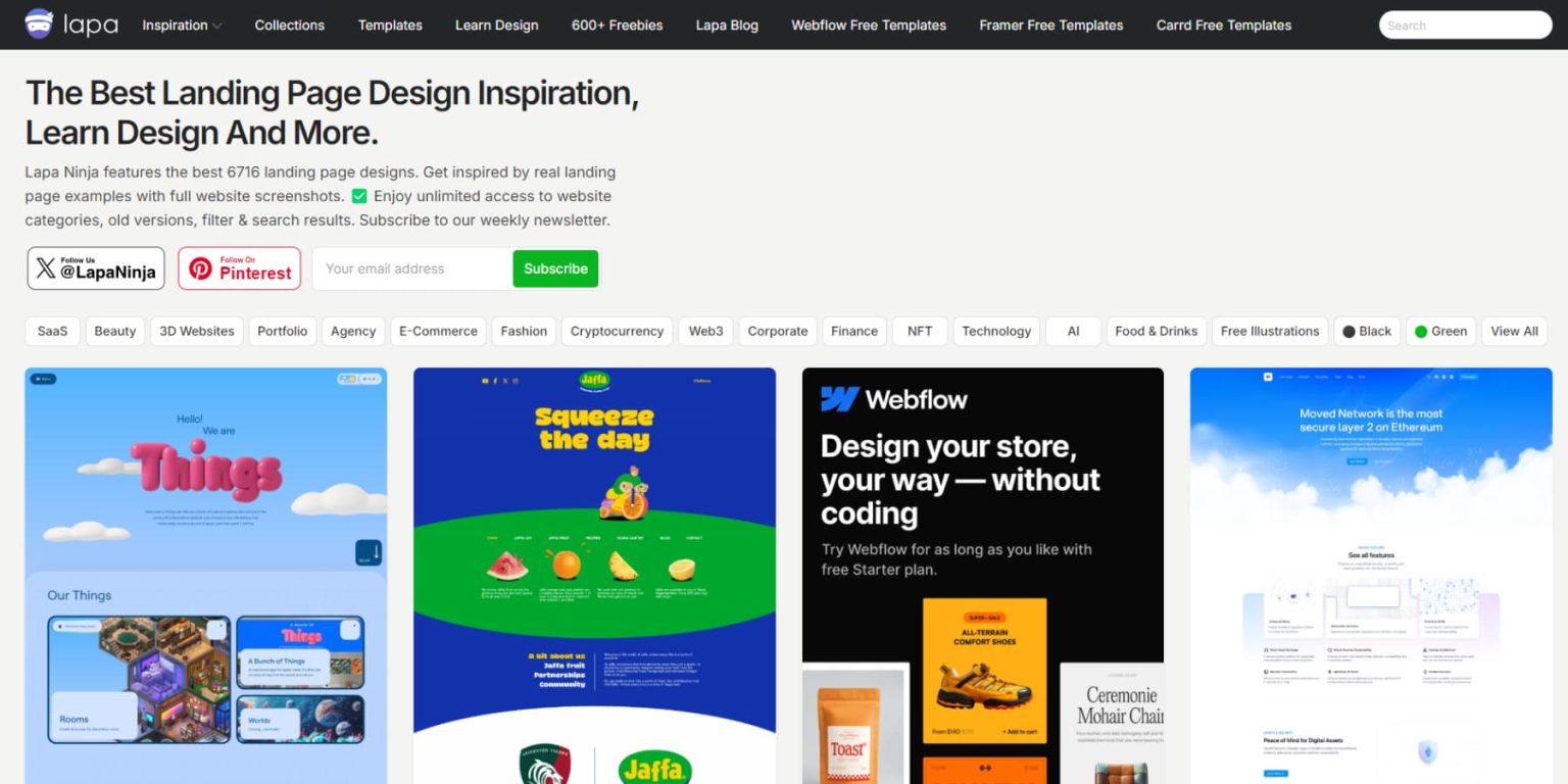 Web Design Inspiration: Where To Find It In 2025