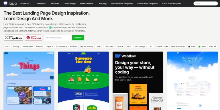 Web Design Inspiration: Where To Find It In 2025