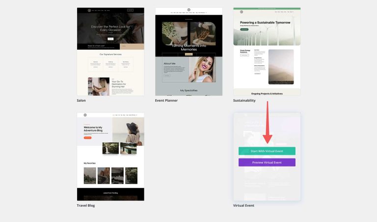 New Starter Site for Virtual Events (Quick Install)