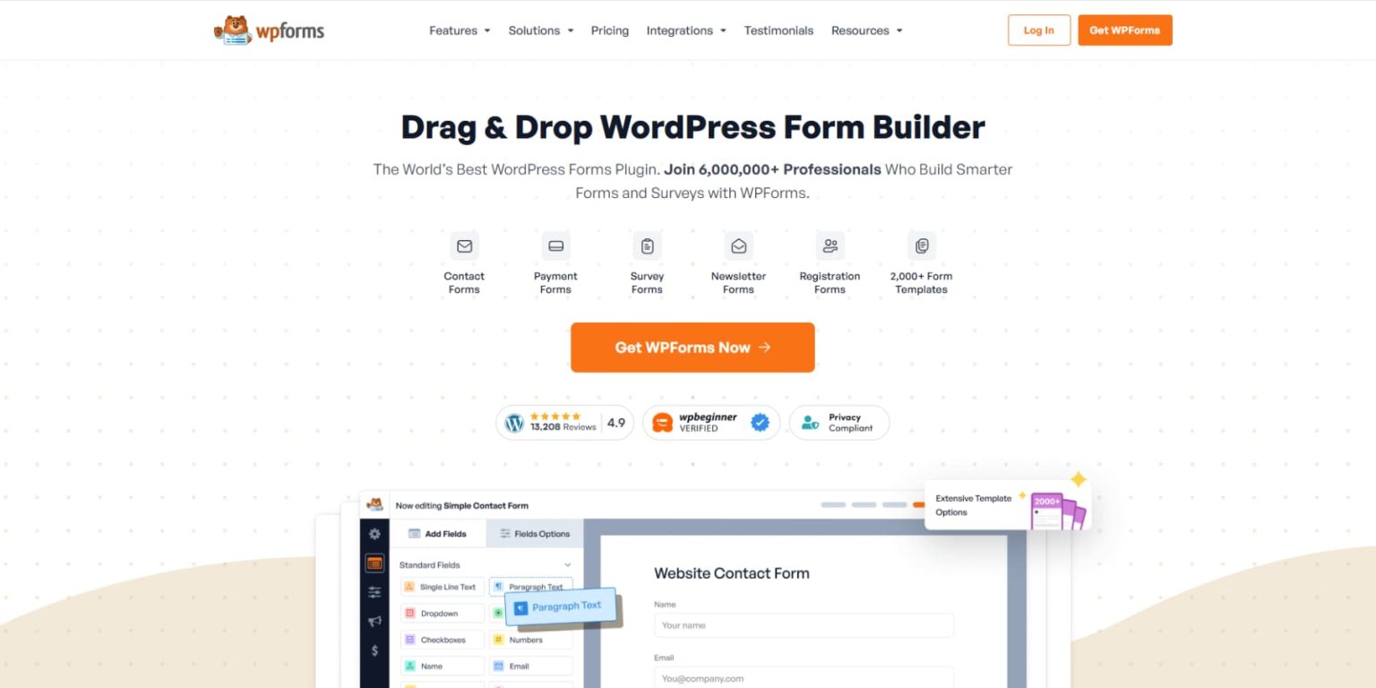 10 Best WordPress Form Plugins in 2026 (Compared)