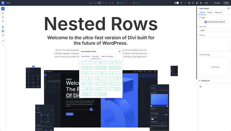 Divi 5 Sneak Peek! Nested Rows