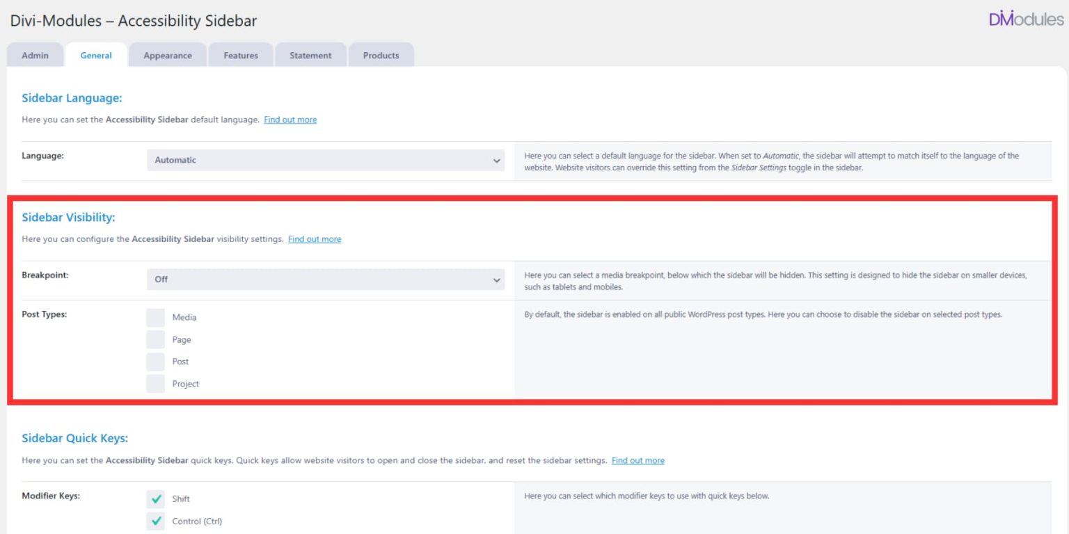 Testing Accessibility Sidebar With Divi 5
