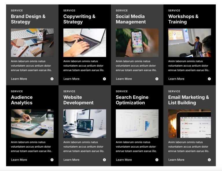 10 Grid Layouts Made With Divi 5's Nested Rows (Free Download)