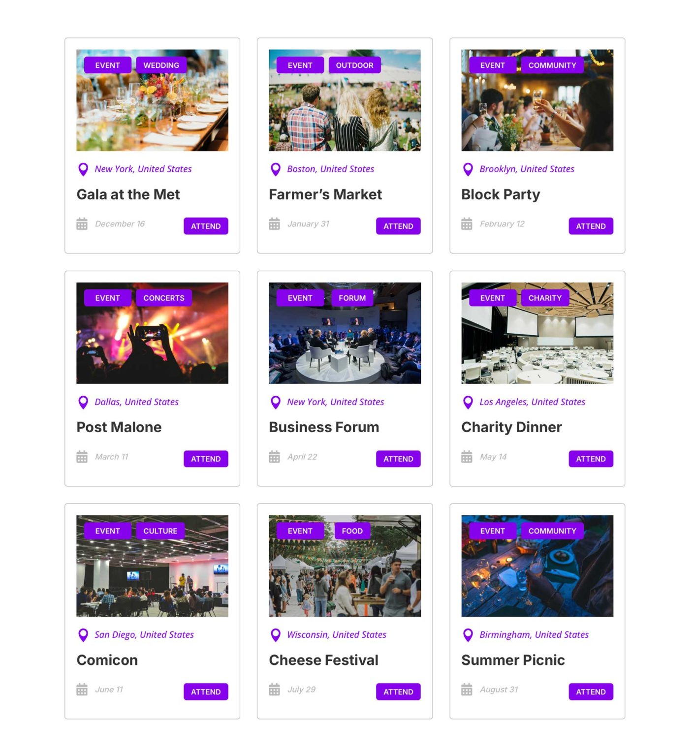 10 Grid Layouts Made With Divi 5's Nested Rows (Free Download)