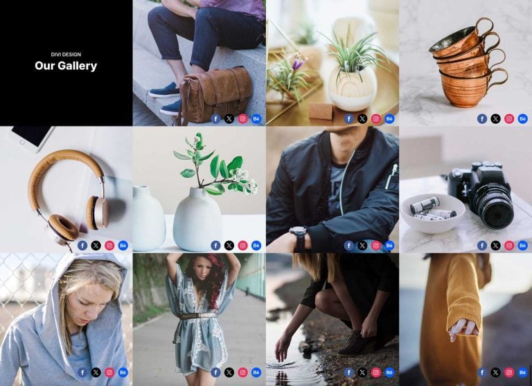 10 Grid Layouts Made With Divi 5's Nested Rows (Free Download)