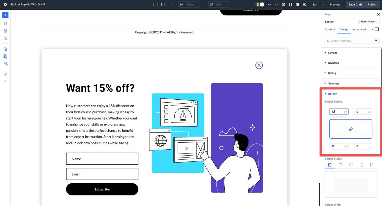How To Build A Pop-Up With Divi 5's Interactions (Free Download)
