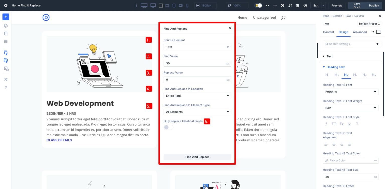 How To Quickly Change Layout Pack Styles With Find & Replace
